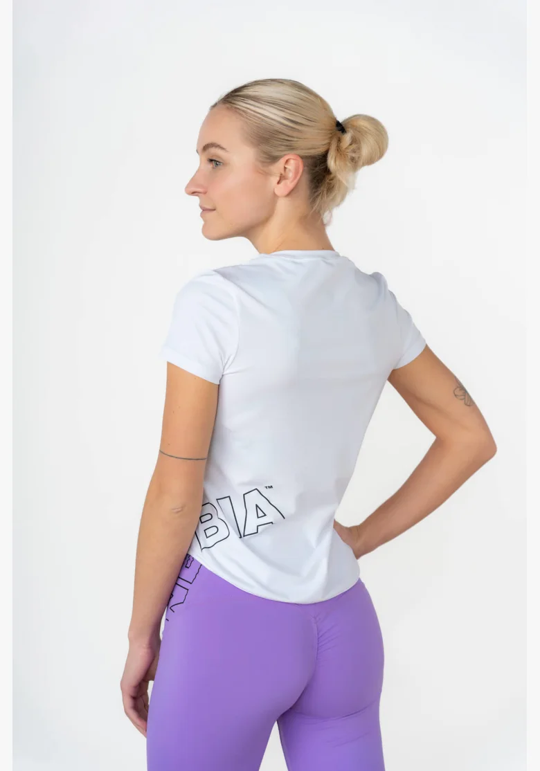 NEBBIA FIT Activewear funkční tričko s krátkým rukávem bílá • 1 240 Kč ...